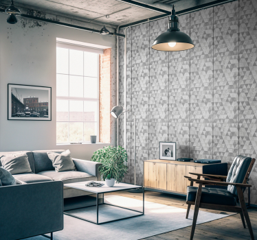 geometrisk tapeter - för ditt hem! - Tenstickers